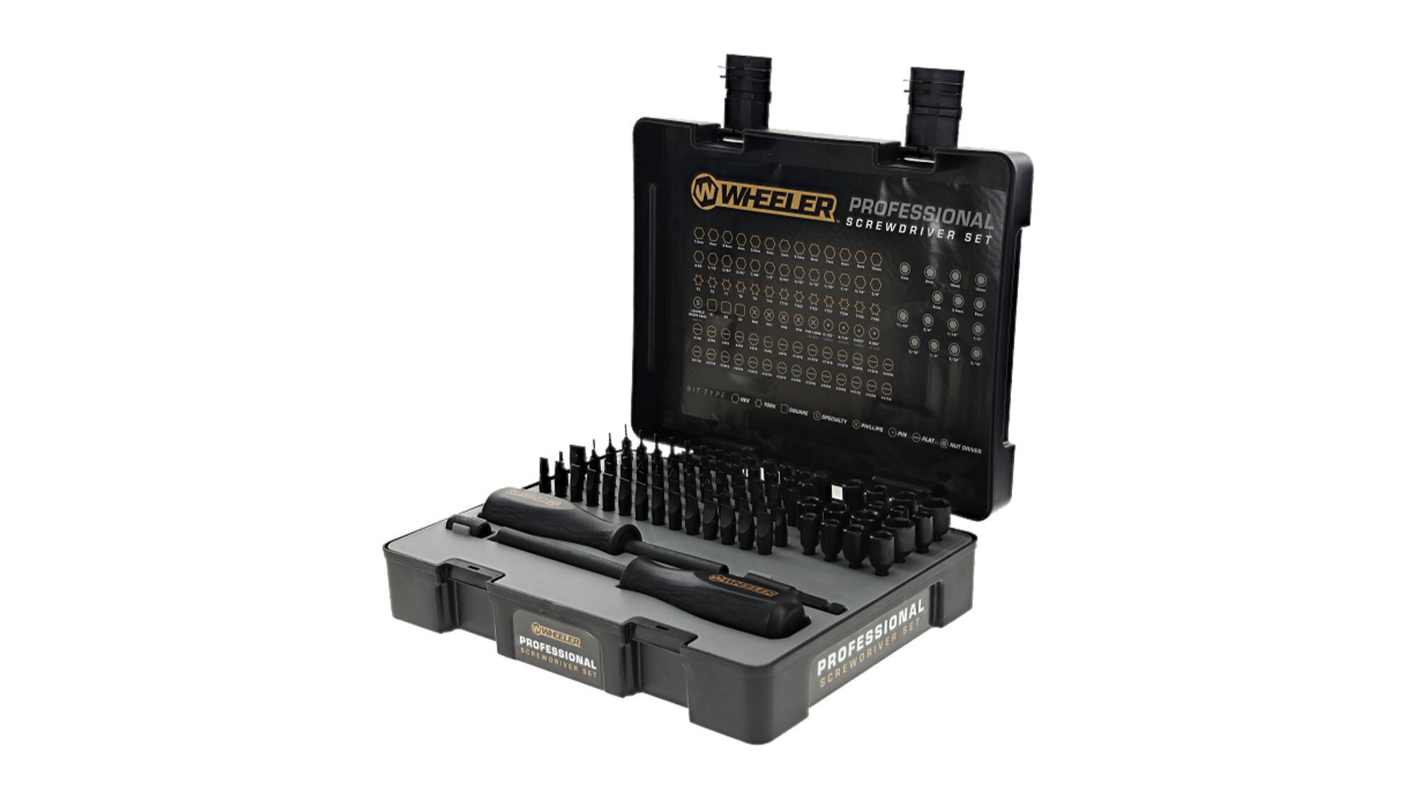 100 Piece Professional Screwdriver Set | Wheeler