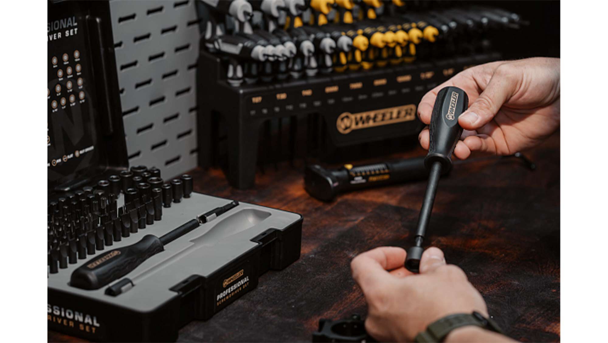 100 Piece Professional Screwdriver Set | Wheeler