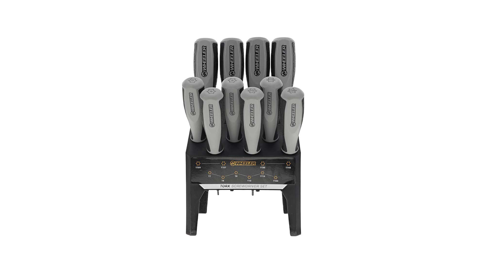 30 Piece Hex/Torx Benchtop Screwdriver Set | Wheeler