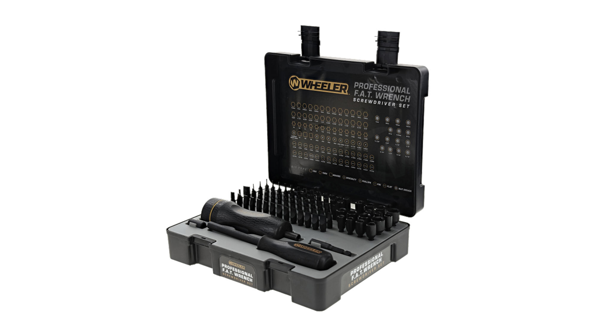 100 Piece Professional FAT Wrench Screwdriver Set | Wheeler